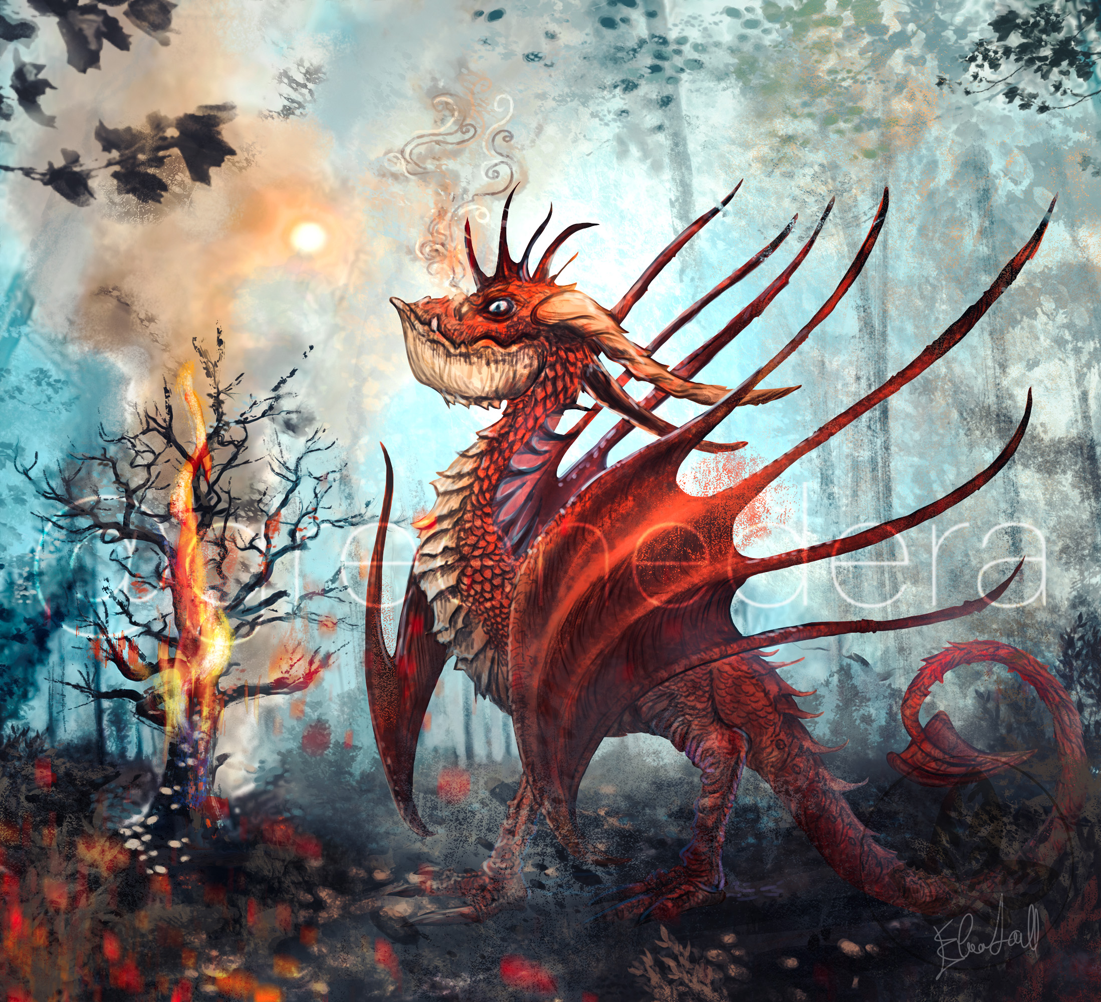 When dragons sneeze – Greenedera art