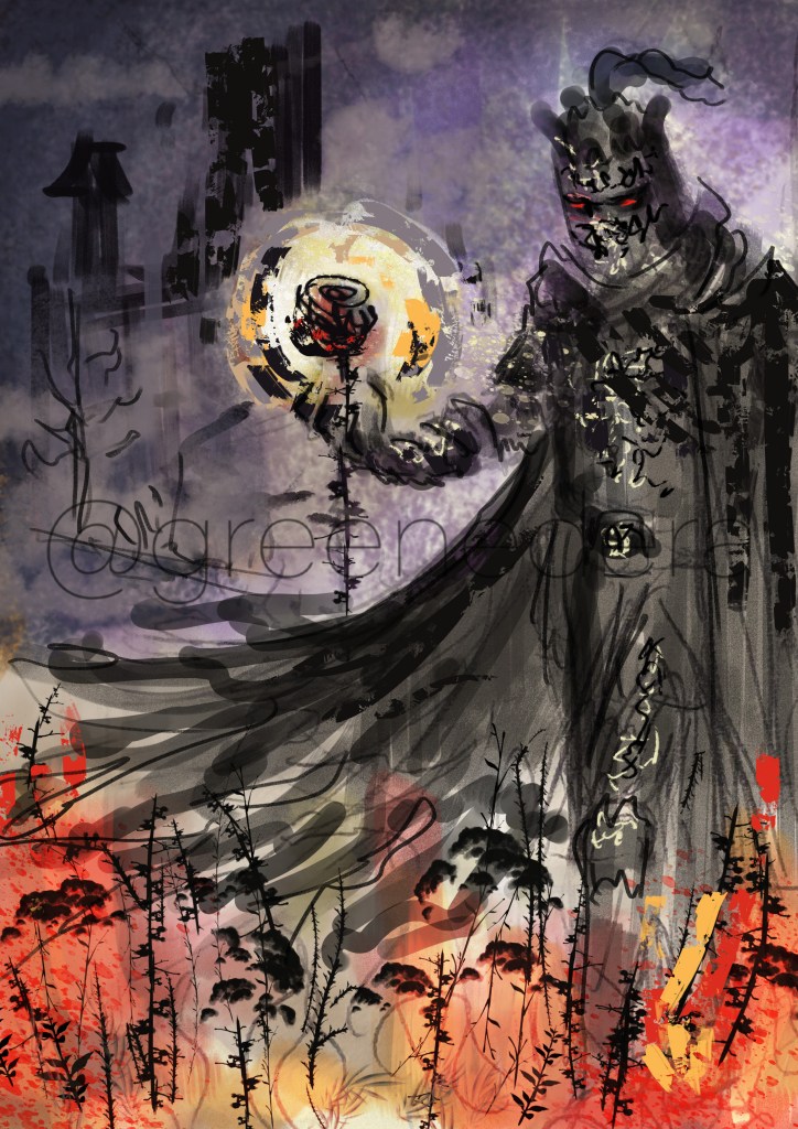 Lord Soth, shadow of the black rose – Dragonlance nexus – Greenedera art