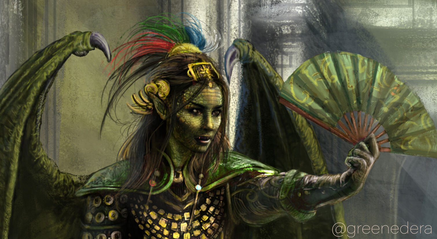 The challenge – Fey’ri – Greenedera art