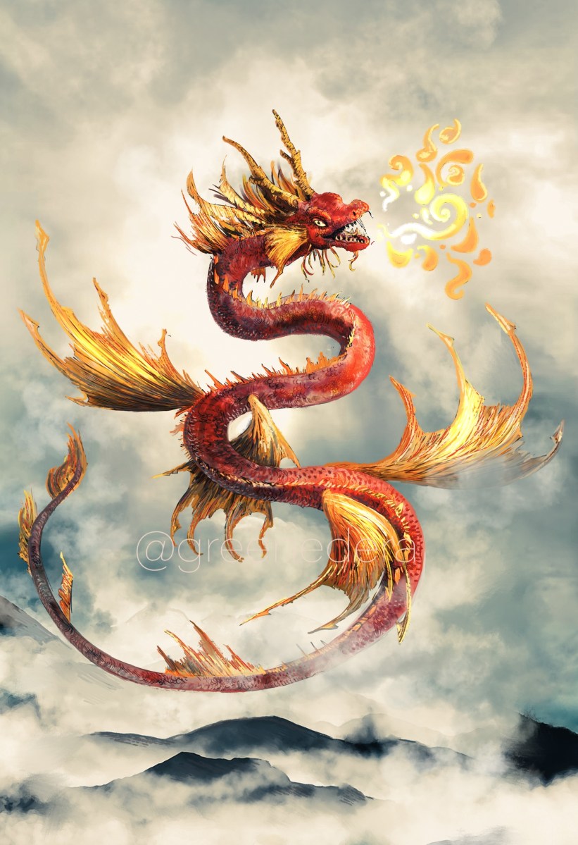 Old enemy – Dragon – Greenedera art