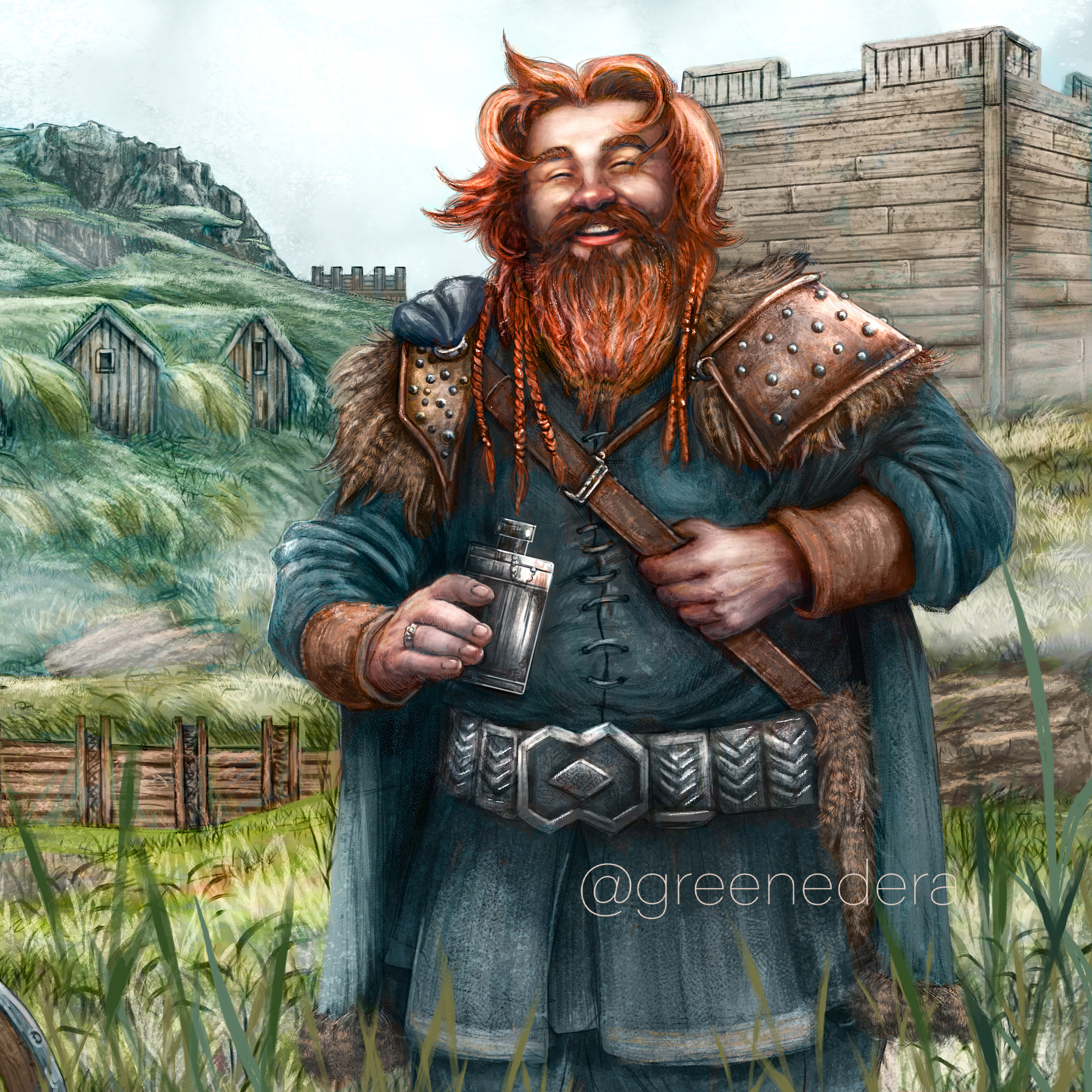 Basalt Fireforge – Dragonlance Nexus – Greenedera art