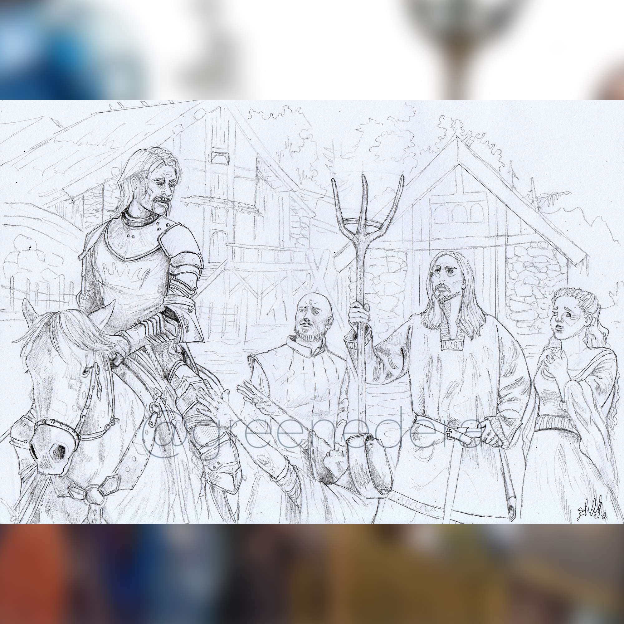 Knight Patrol – Greenedera art