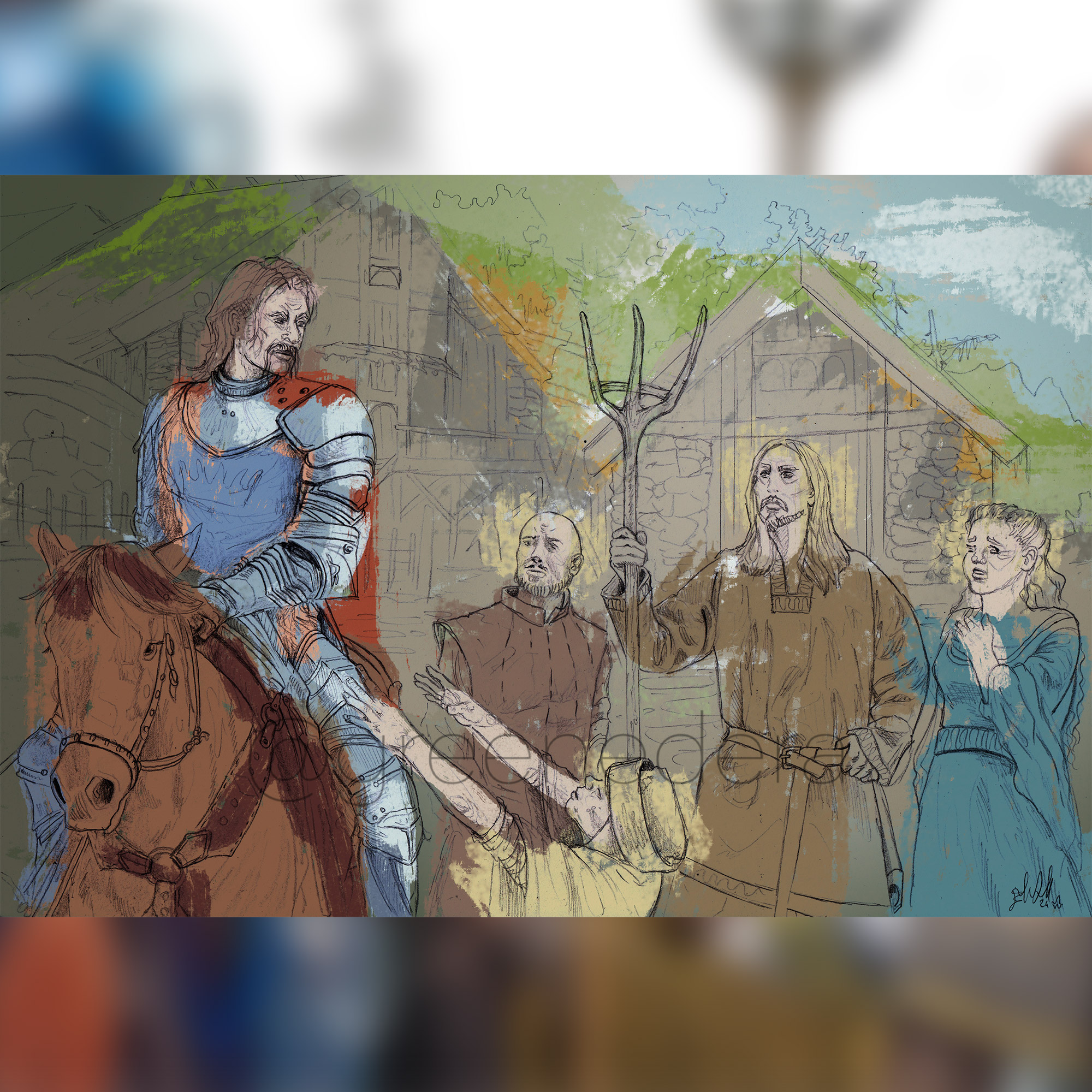 Knight Patrol – Greenedera art